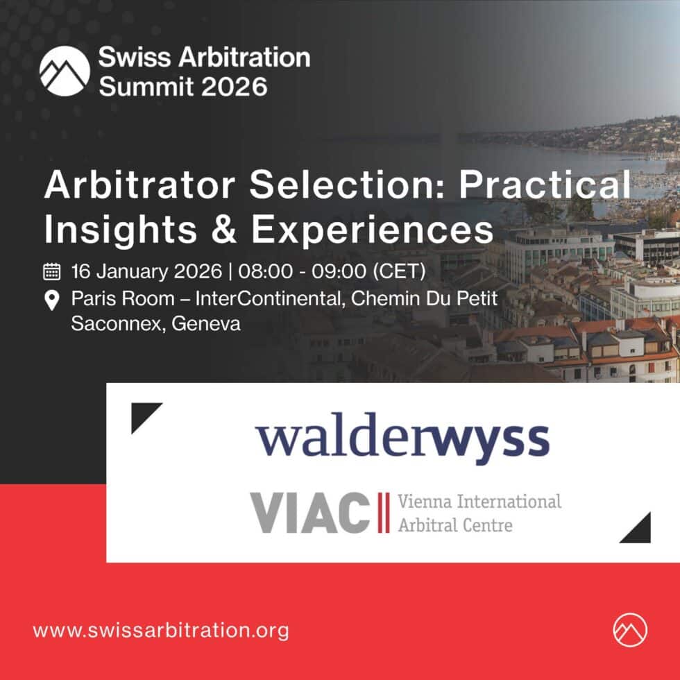 Arbitrator Selection: Practical Insights & Experiences - VIAC - Vienna ...