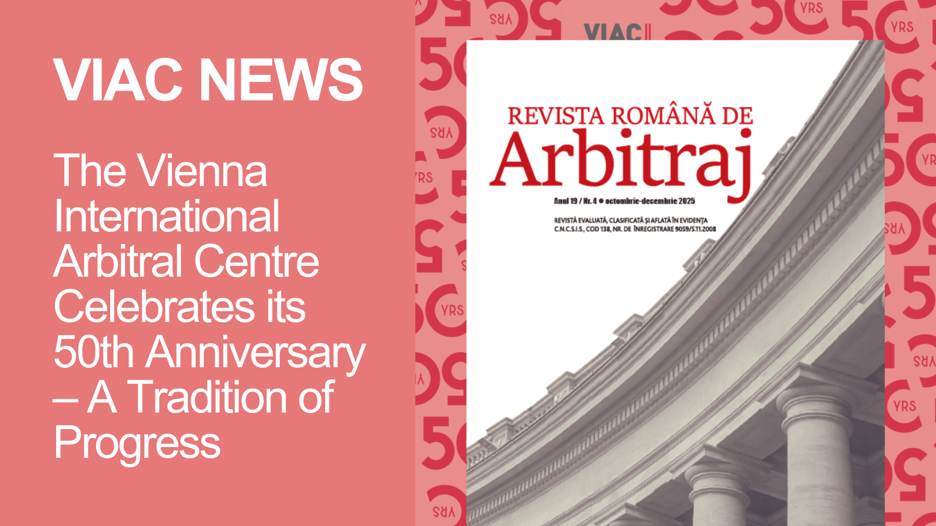 The Vienna International Arbitral Centre Celebrates its 50th ...